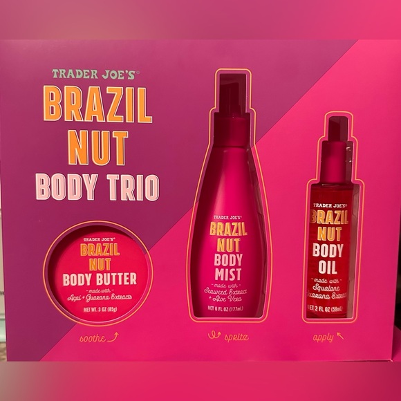 Trader Joe’s | Skincare | Trader Joes Brazil Nut Body Trio Body Butter ...